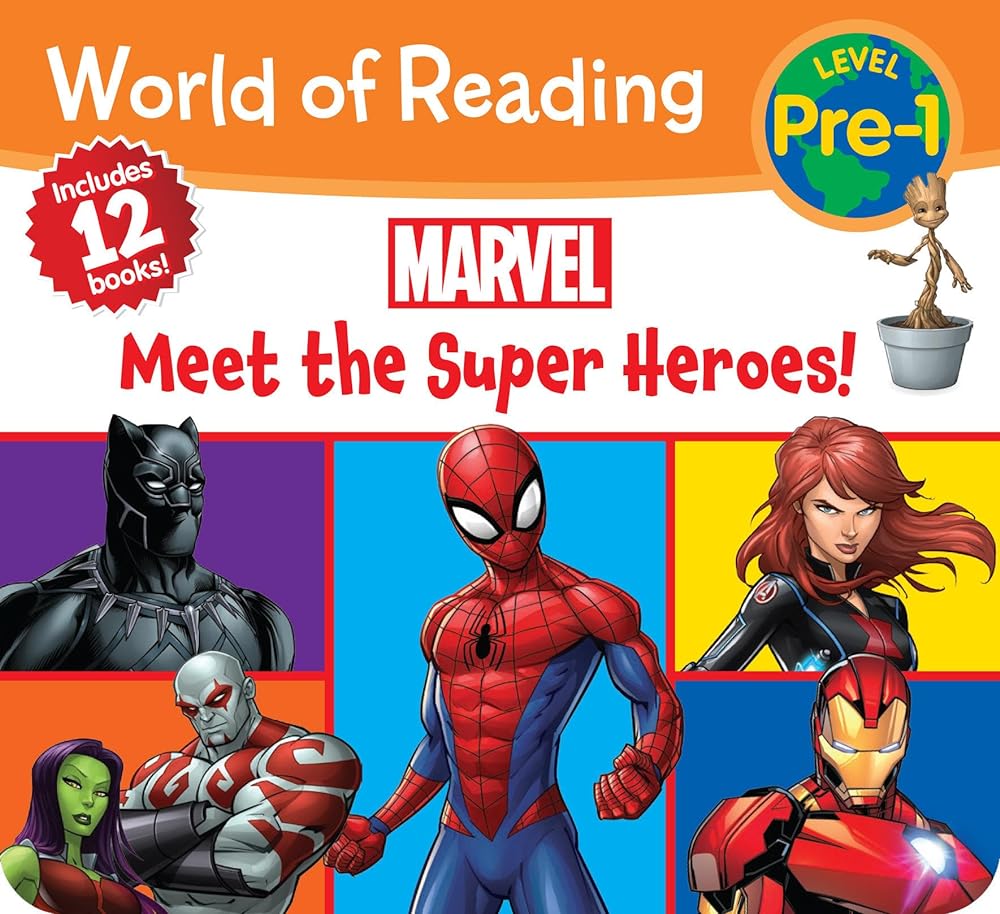 World of Reading Marvel: Meet the Super Heroes!-Pre-Level 1 Boxed Set ...