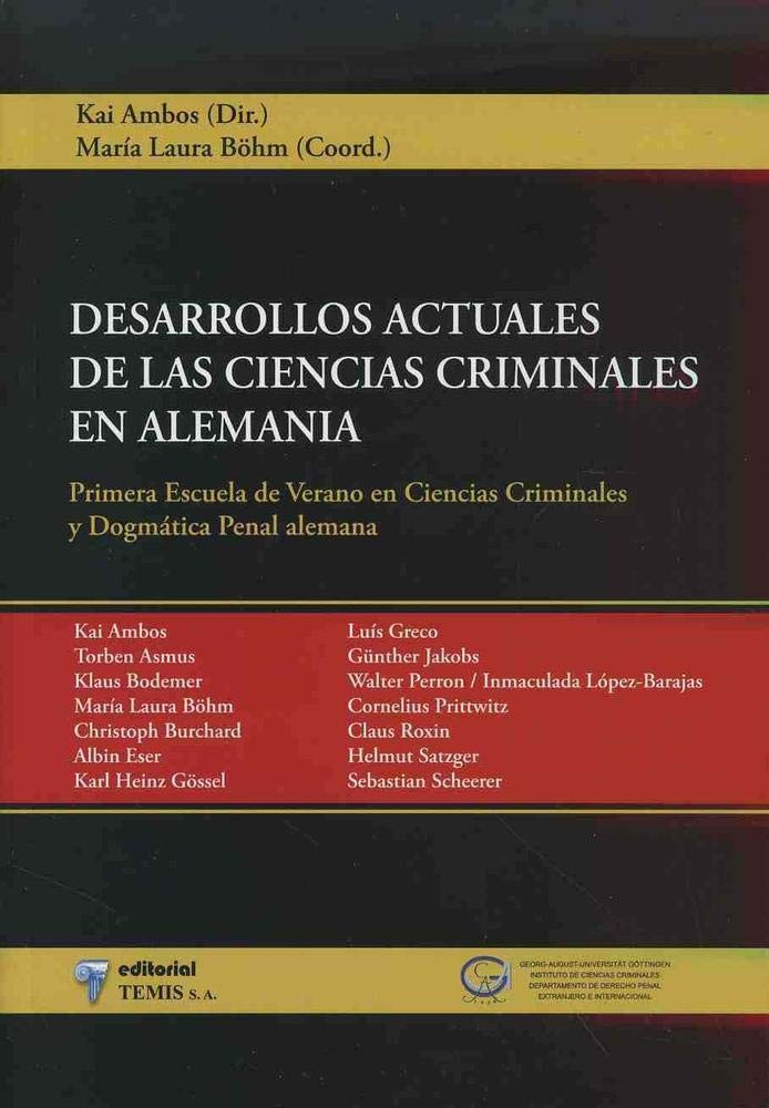 El Lector | Libro | Desarrollos actuales de las ciencias criminales en ...
